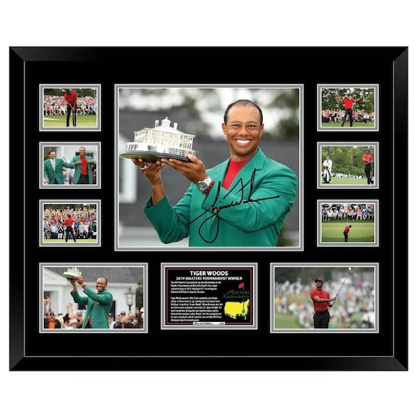 TIGER WOODS 2019 US MASTERS WINNER Limited Edition Photo Memorabilia ...