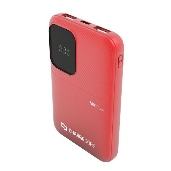 ChargeCore SafeCharge Max Powerbank 5000mAh USB-A to C & 8-Pin Sunset ...