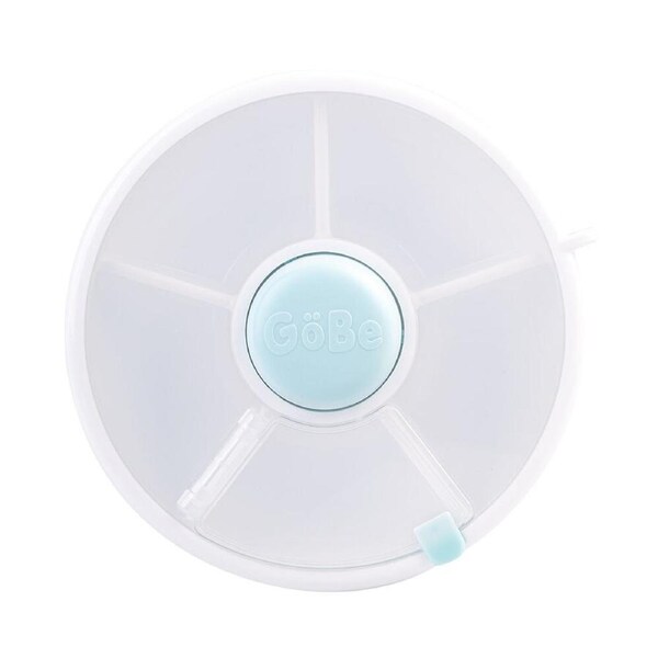 GoBe Original Round Snack Spinner Food Storage Container 16.5cm Blue 3y ...