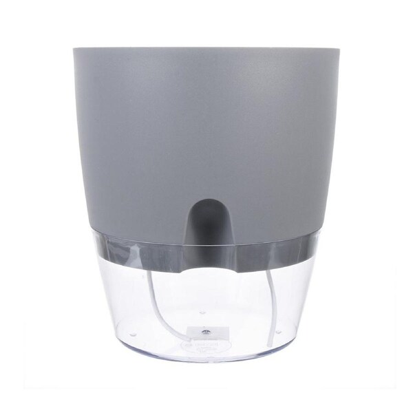 SpringUp 2 PCS Self Watering Pot/Planter Plastic Clear Self Flower Pot ...
