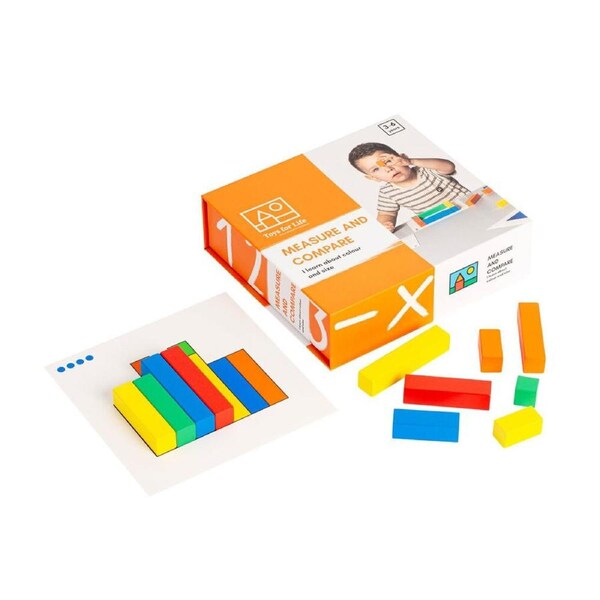 25pc TFL Measure and Compare Wooden Block Educational Toy Kids/Children ...