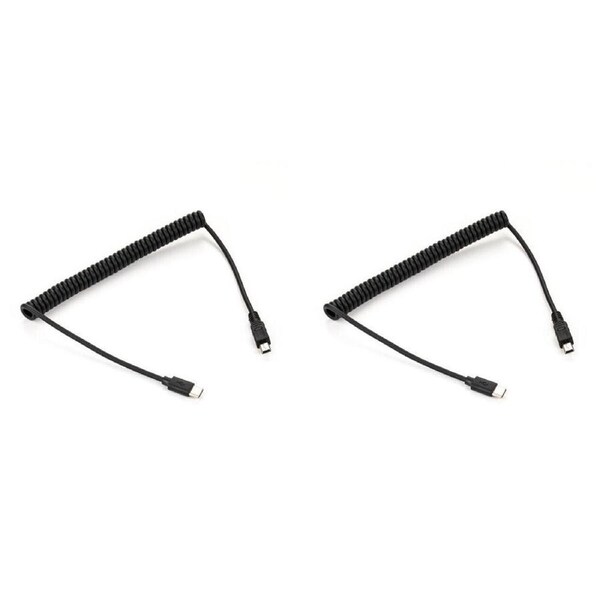 2PK Benro Polaris USB-C to Mini-USB Camera Control Cable Connector Cord ...