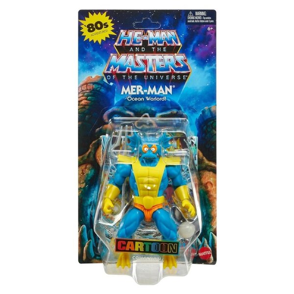 Masters of the Universe Cartoon Collection Mer-Man Origins 5.5 inch ...