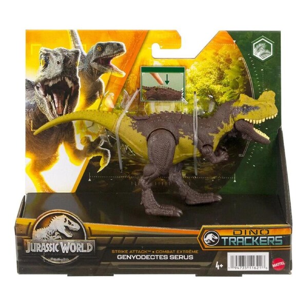 Jurassic World Dino Trackers Strike Attack Dinosaur - Genyodectes Serus ...