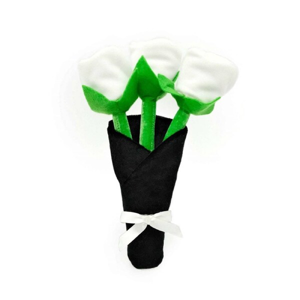 Wedding Bouquet of Roses Plush Squeaker Dog Toy | Woolworths