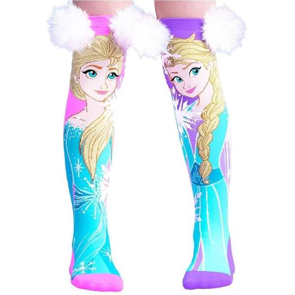 Madmia Socks Ages 6-99 One Size Fits Most - DISNEY FROZEN ELSA SPARKLE ...