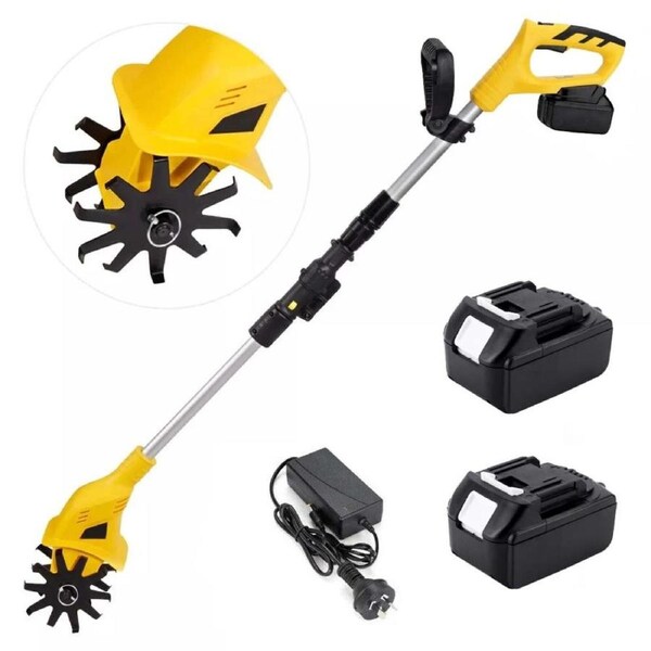 Cordless Garden Tiller Rotavator Handheld Tool Easy to Use for ...