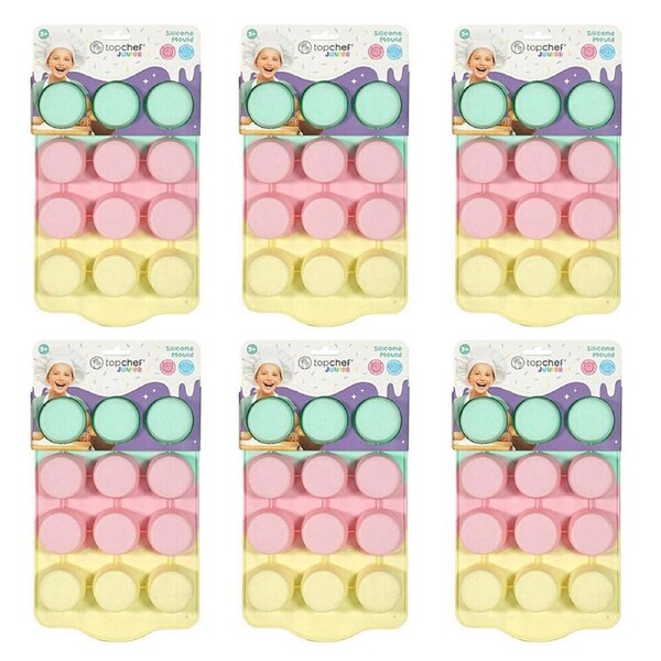 6PK Topchef Silicone Heat Resistant Baking Mould - Mini Cupcake Cotton ...