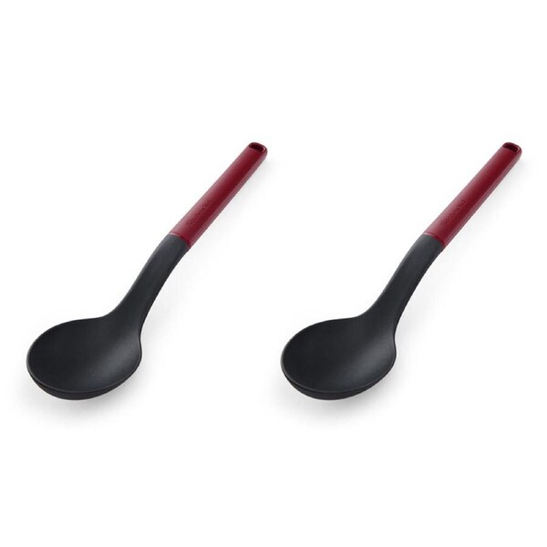 2PK KitchenAid Classic Nylon Solid Cooking Spoon/Kitchen Utensil Empire ...