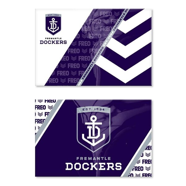 Fremantle Dockers Freo AFL Aussie Rules Football Set of 2 Fridge ...