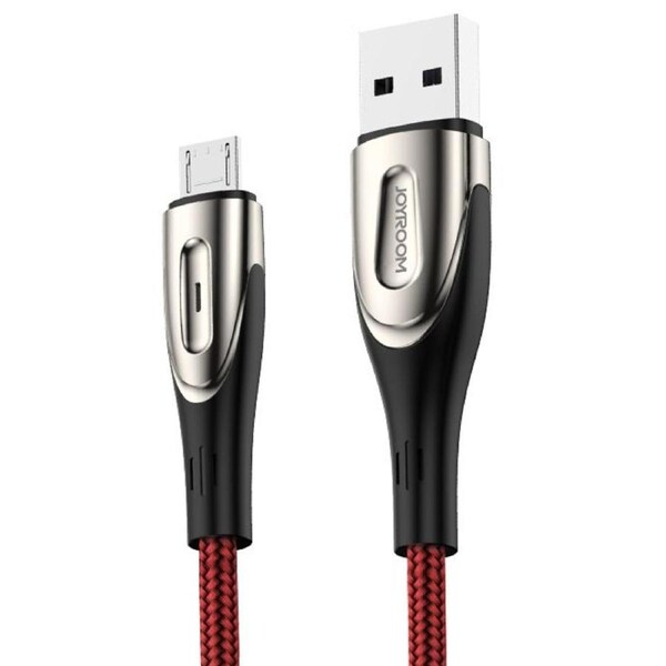 Joyroom S-M411 Sharp Series For Micro USB Fast Charging (2M) - Red ...