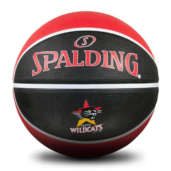 Spalding NBL Team Outdoor Series Rubber Basketball - Perth Wildcats ...