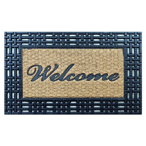Door Mat Deluxe Yarn Welcome 45 X 75 Cm Doormat | Woolworths