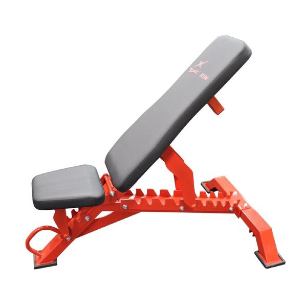XIN Adjustable Weight Bench - Heavy Duty 350kg Capacity Red | Woolworths