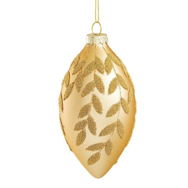 MyHouse Long Leaf Bauble - Gold | Woolworths