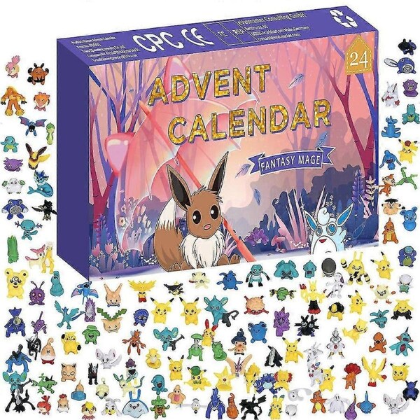 JOYBUY 2025 Pikachu Christmas Advent Calendar – Blind Box Kit M36 ...