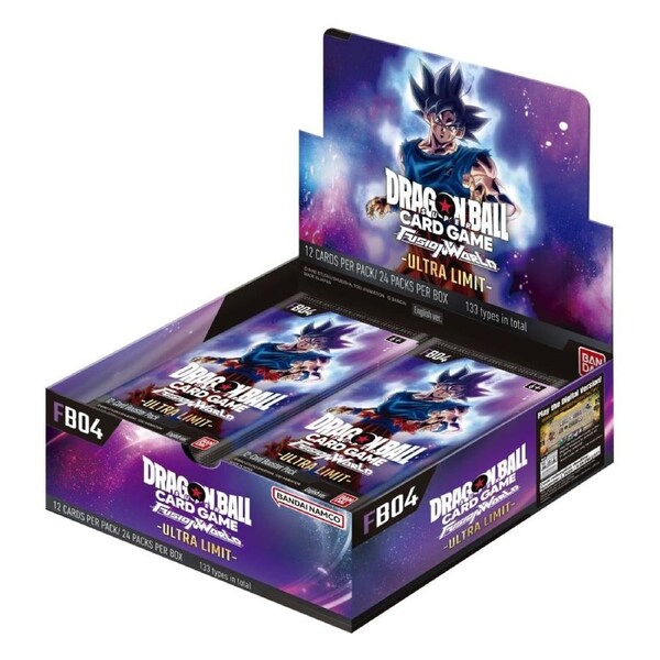 Dragon Ball Super Card Game: Fusion World Ultra Limit Booster Box (FB04 ...