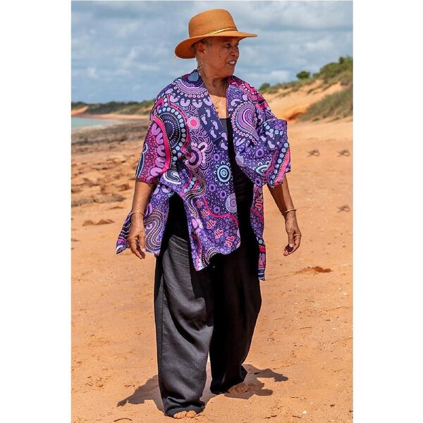 Muru To Our Biriwal (Pathway To Our Future) Chiffon Shawl | Woolworths