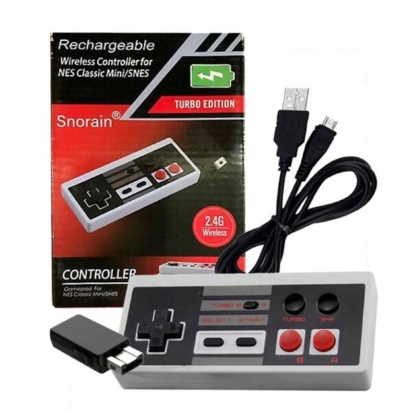 Rechargable 2.4GHz Wireless Controller For Mini NES Classic 2016 ...