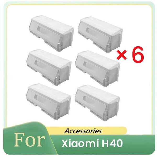 6 Pcs Dust Bags for H40 Sweeping Robot Dust Plaster Waste Bag Sweeping ...