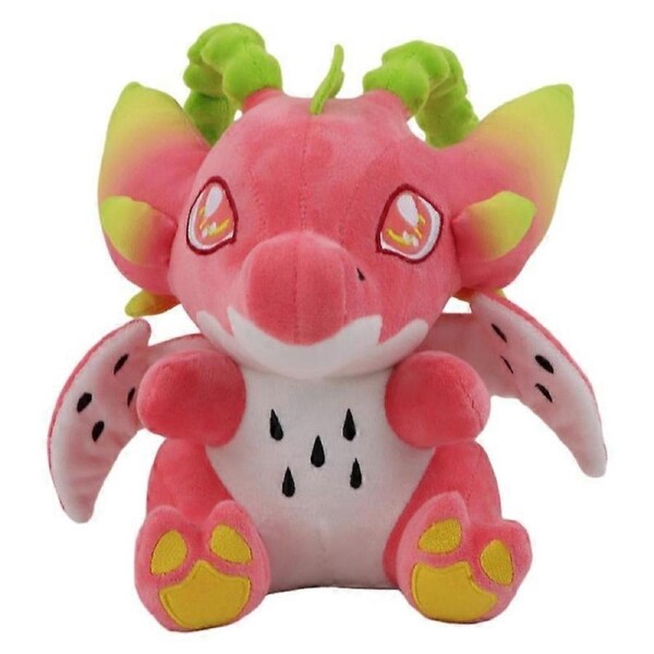 JOYBUY Pitaya Dinosaur Plush Doll - Cute Cartoon Fruit Dinosaur Toy ...