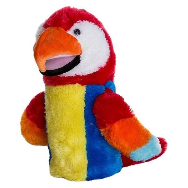 JOYBUY Large Animal Hand Puppet - Cartoon Parrot Bird Plush Toy for ...