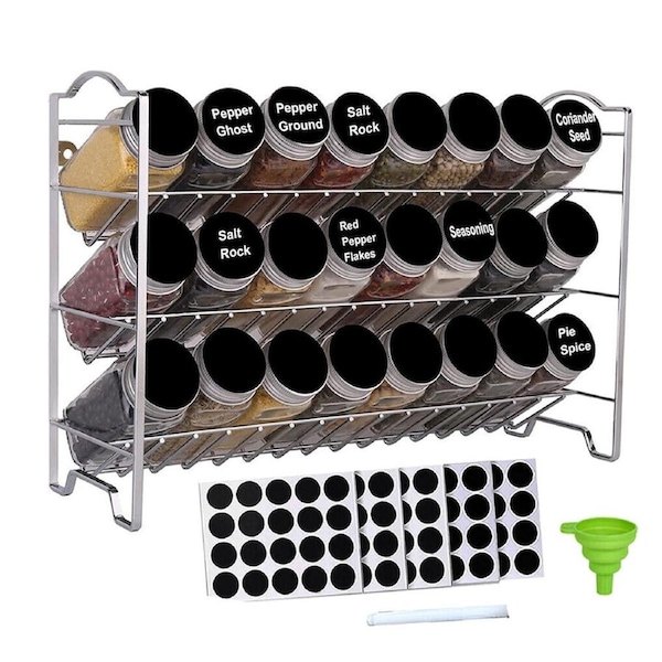 Seasoning Spice Bottle Rack Shelf Storage Stand Kitchen Cabinet ...