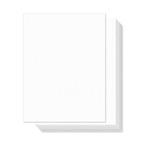 White Card Paper Set 100PCS A4 Size Blank Hand Painted Drawing Craft ...