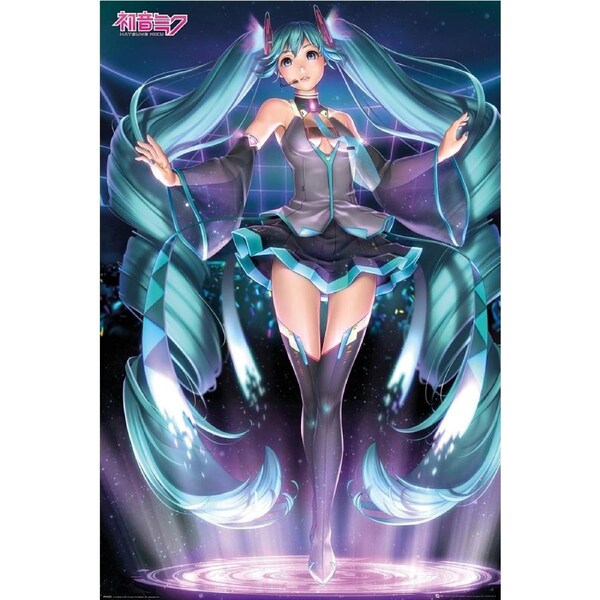 Hatsune Miku Projection Poster | Woolworths