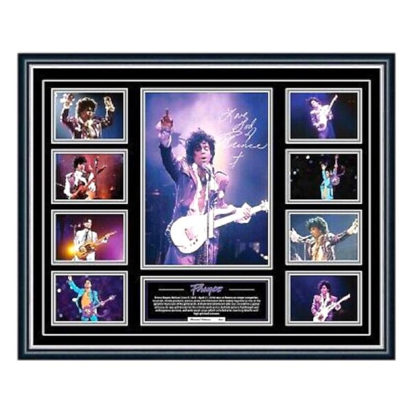 Prince Purple Rain Signed Limited Photo Memorabilia Frame | Woolworths