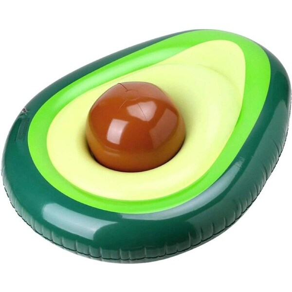 Pool Lounger Float Fun Ball Summer Avocado Inflatable Pool Bed Water ...