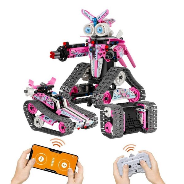 HOLALA 3-In-1 Robot Building Kit with Remote Control & APP Programming ...