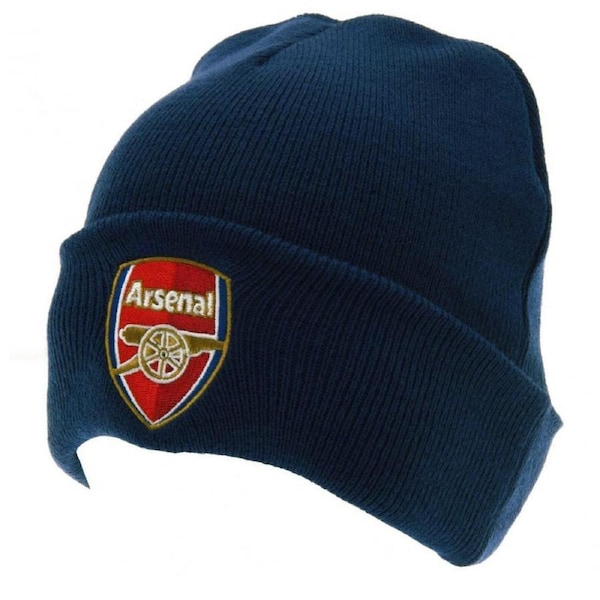 Arsenal FC Navy Cuff Beanie | Woolworths