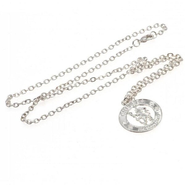 Chelsea FC Silver Plated Pendant & Chain CR | Woolworths