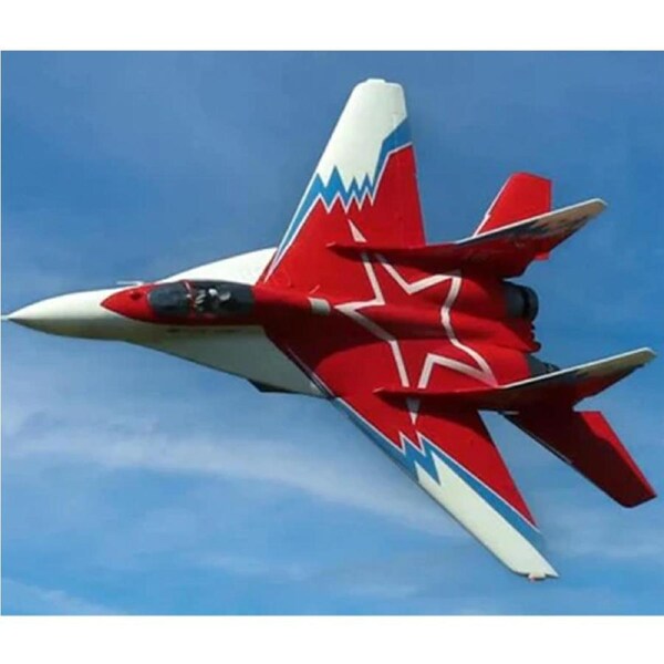 Freewing MiG-29 Fulcrum Red Star Twin 80mm EDF Jet PNP RC Plane ...