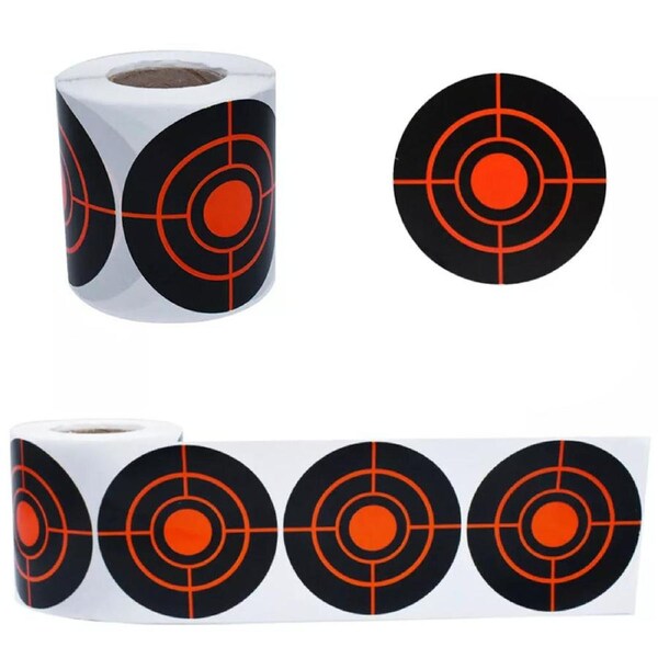 250pcs Self Adhesive Target Sticker Splatter Reactive Shooting Target ...