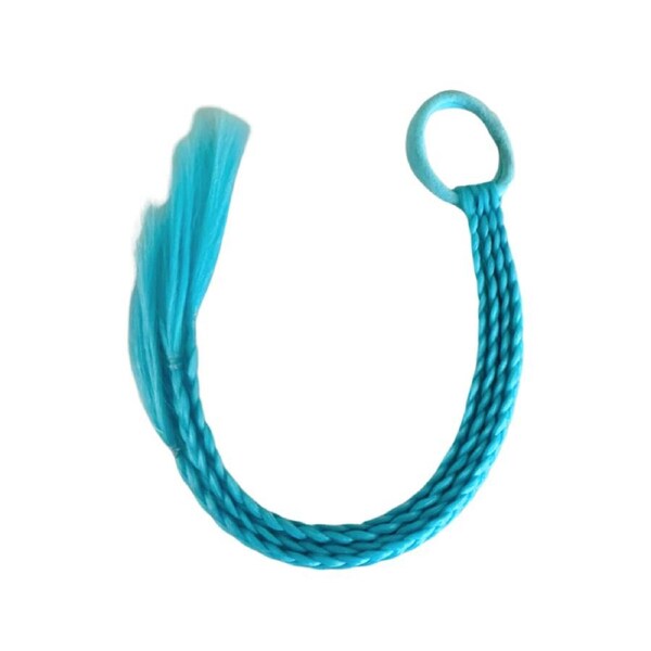 Plaited Ponytail Extension - Mini - Light Blue - 12" | Woolworths