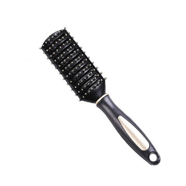 Nevenka Wavy Comb Antistatic Hair Brush Ribs Pins Massage Brush for All ...