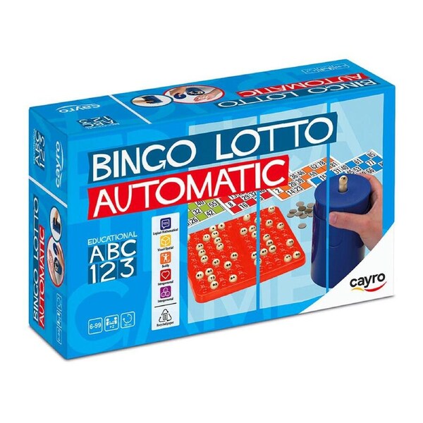 Cayro Bingo Automatic 90 Balls 2+ Players Ages 6+ (CLA203017) | Woolworths