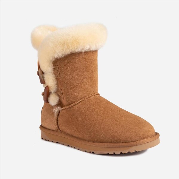Ugg Horns Button Boots EU39 / AU9L / 245-250mm / CHESTNUT | Woolworths