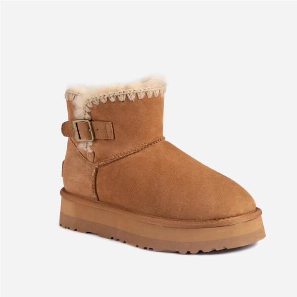 Ugg Eskimo Buckled Platform Mini Boots EU39 / AU9L / 245-250mm / CHESTNUT | Woolworths