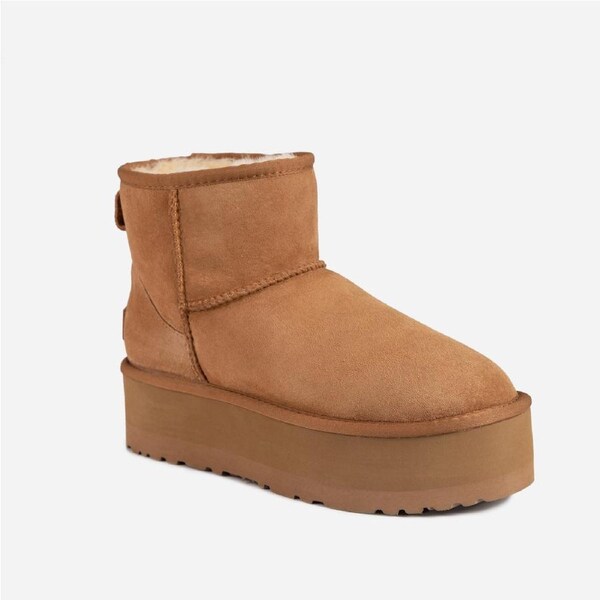 Ugg Classic Platform Mini Boots EU38 / AU8L / 240-245mm / SAND | Woolworths