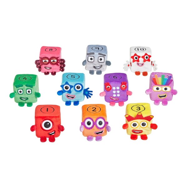 Numberblocks Blocklets One to Ten Mini Plush Pack | Woolworths
