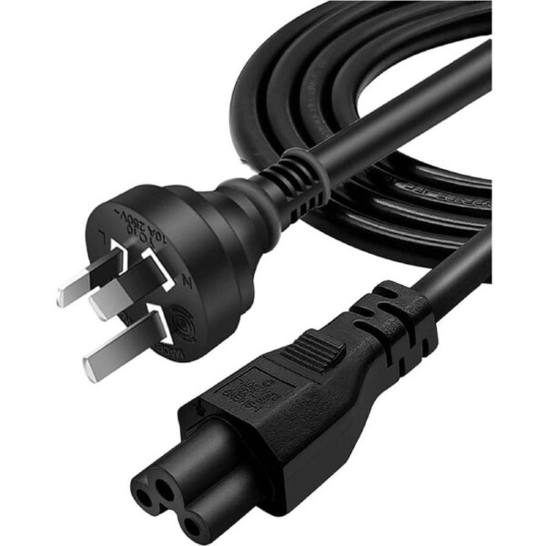 NewBee 2m Aus 3 Pin Mains Plug to IEC C5 - Male to Female [NB-AUS2PC5 ...