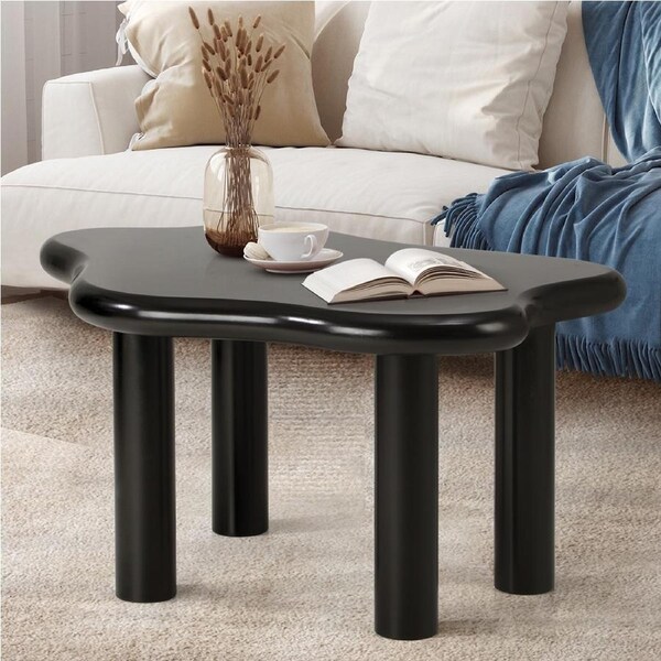 Oikiture Coffee Table Side Tables Sofa Cafe Desk Living Room Cloud ...