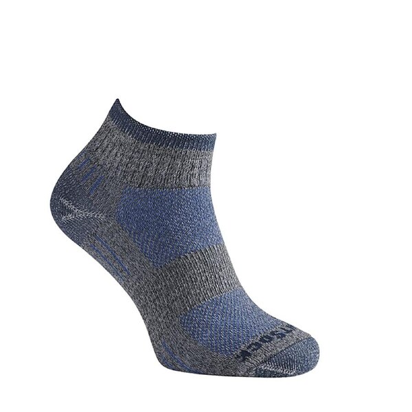 Wrightsock Escape Quarter Ash Twist/Blue Womens Outdoor Hiking Socks XL ...