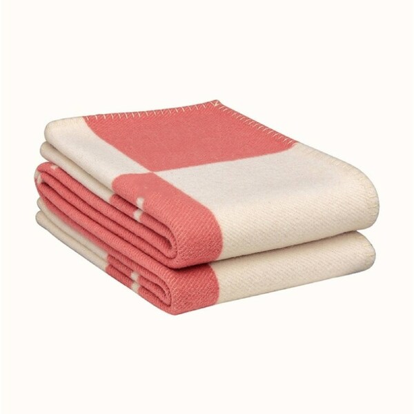 Newwool Cashmere Throw Plaid Blankets Pillow Sofa Bedding Shawl Xmas ...