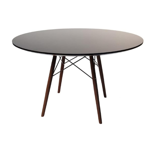SK Designer Living Replica Eames Eiffel Round Wood Dining Table - 120cm ...
