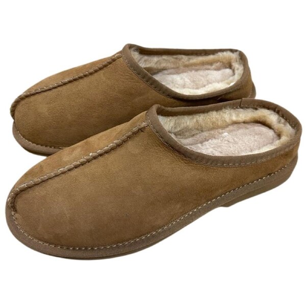 Australian Sheepskin Merino Wool Scuffs Clogs Moccasins Slippers Winter ...