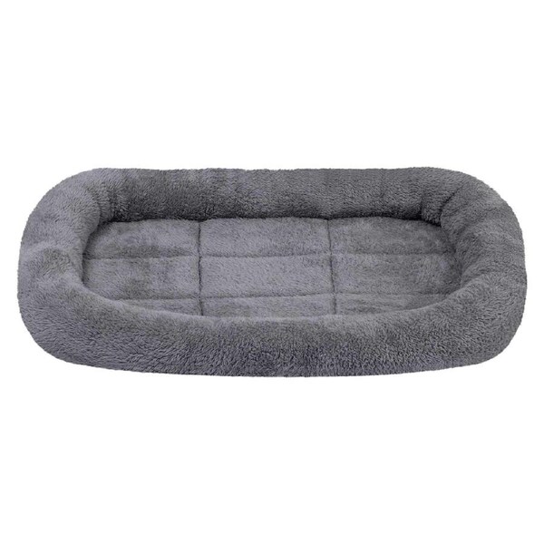 Lexi & Me Fluffy Dog Mat Mist Grey Medium | Woolworths